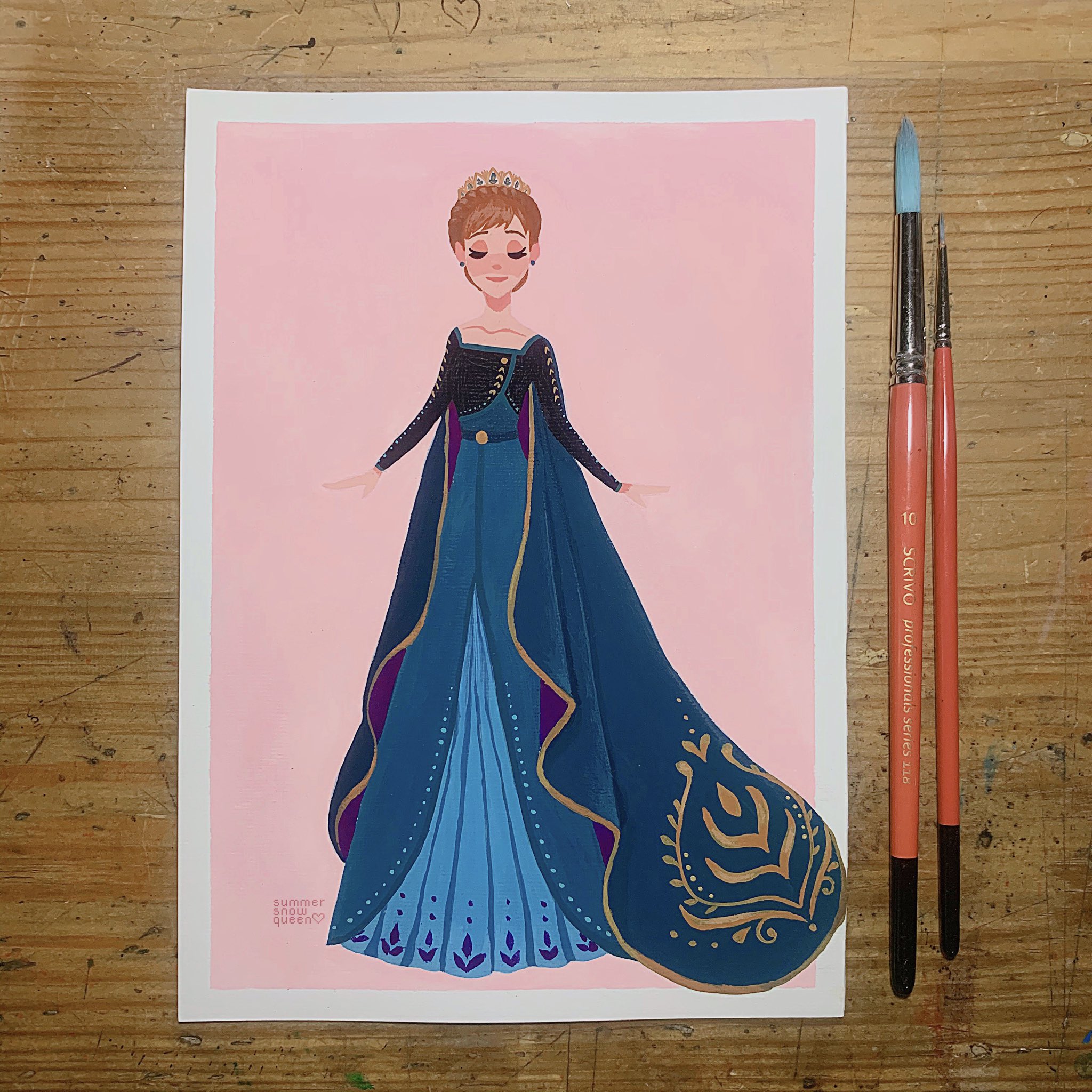 How To Draw Anna From Frozen Full Body