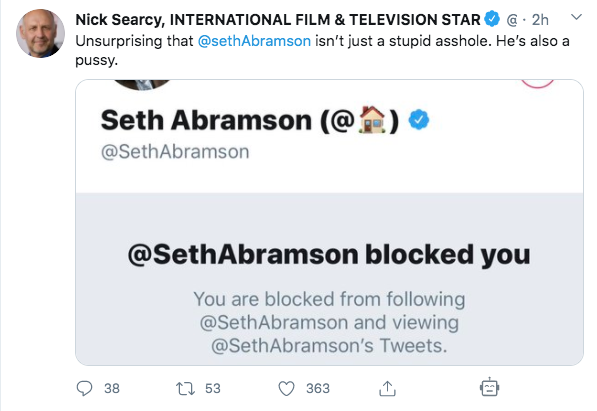 Seth Abramson on Twitter: "Nah I just know when to scrape the gum off my shoe https://t.co ...