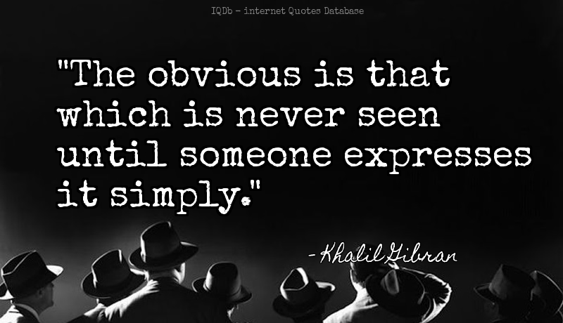 Obvious Quotes