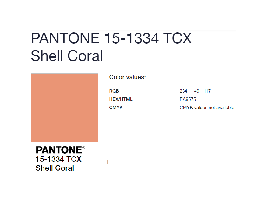 Pantone Corals Pantone Color Chart, Pantone Colour, 48% OFF