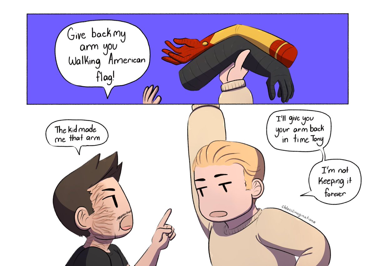 Seems like Tony has a guardian wizard 」ChloesImagination💫の漫画