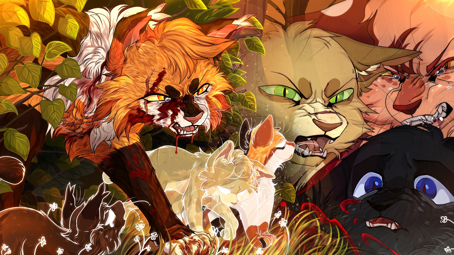 Warrior Cats Mapleshade And Appledusk