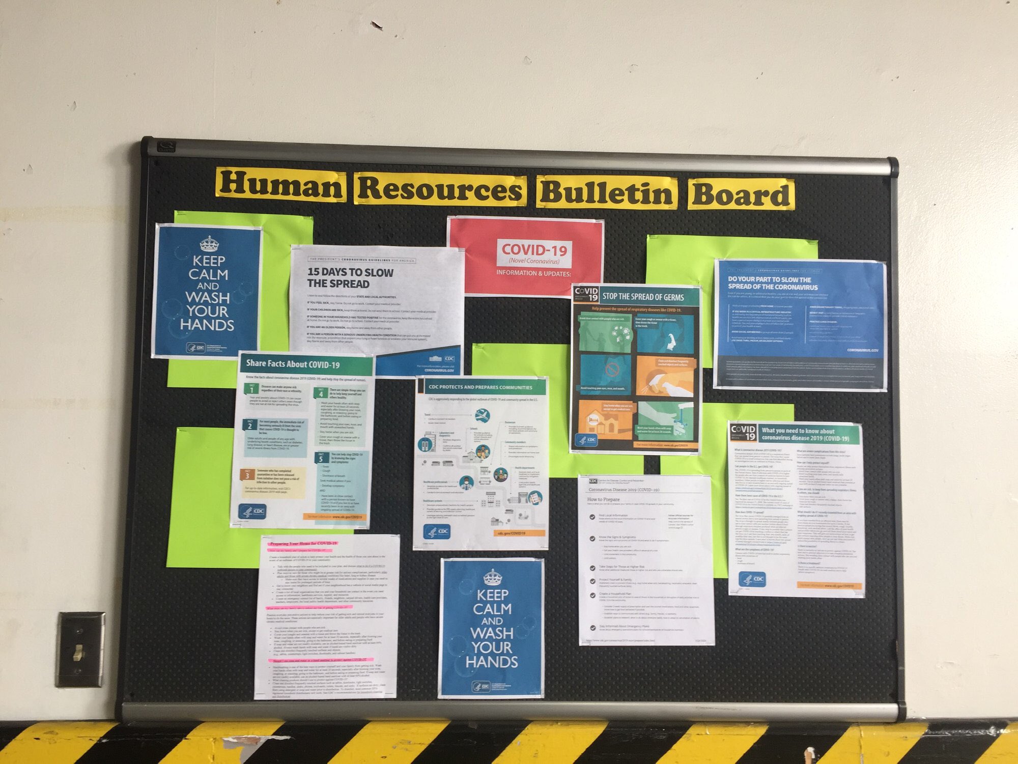 Human Resources Bulletin Board
