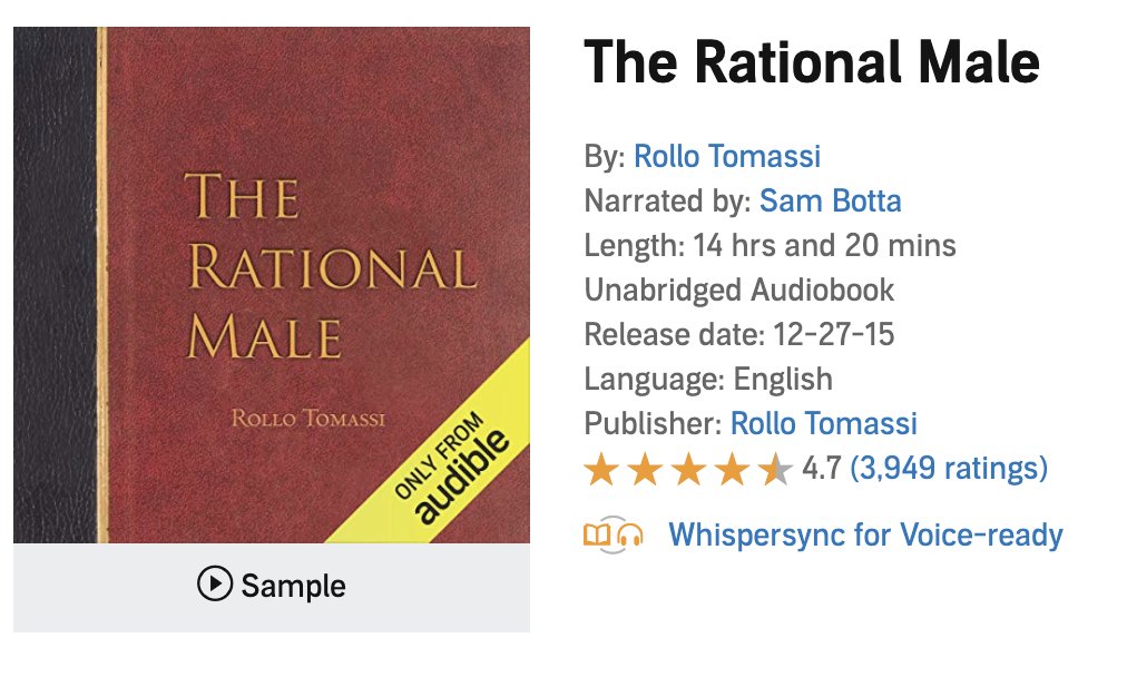 Rollo Tomassi on Twitter: "The Rational Male https://t.co/WiFwTwUO7q https://t.co/iomOQT4A93 ...