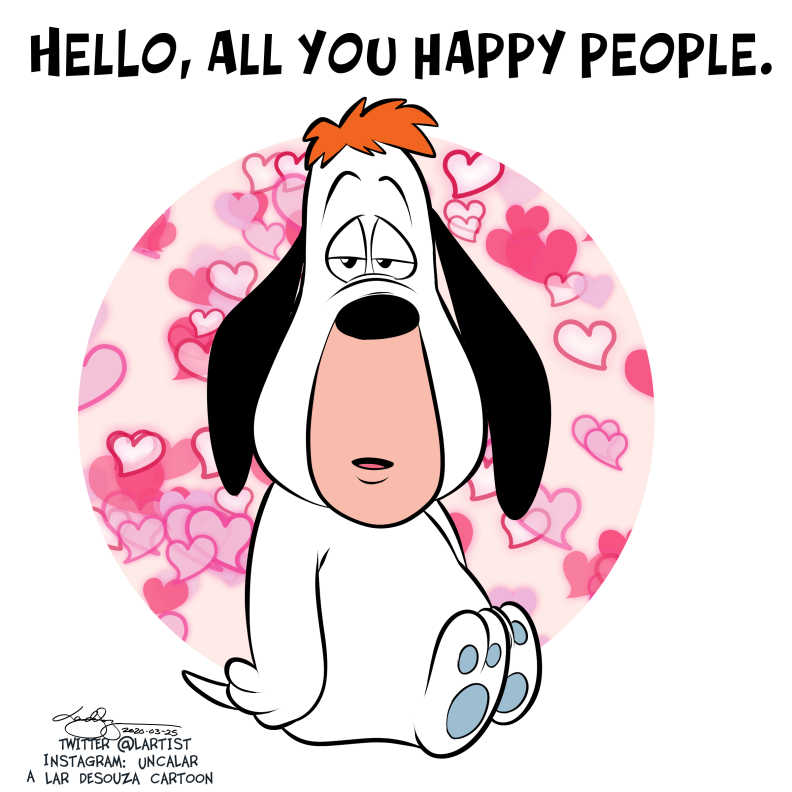 Droopy Dog Happy