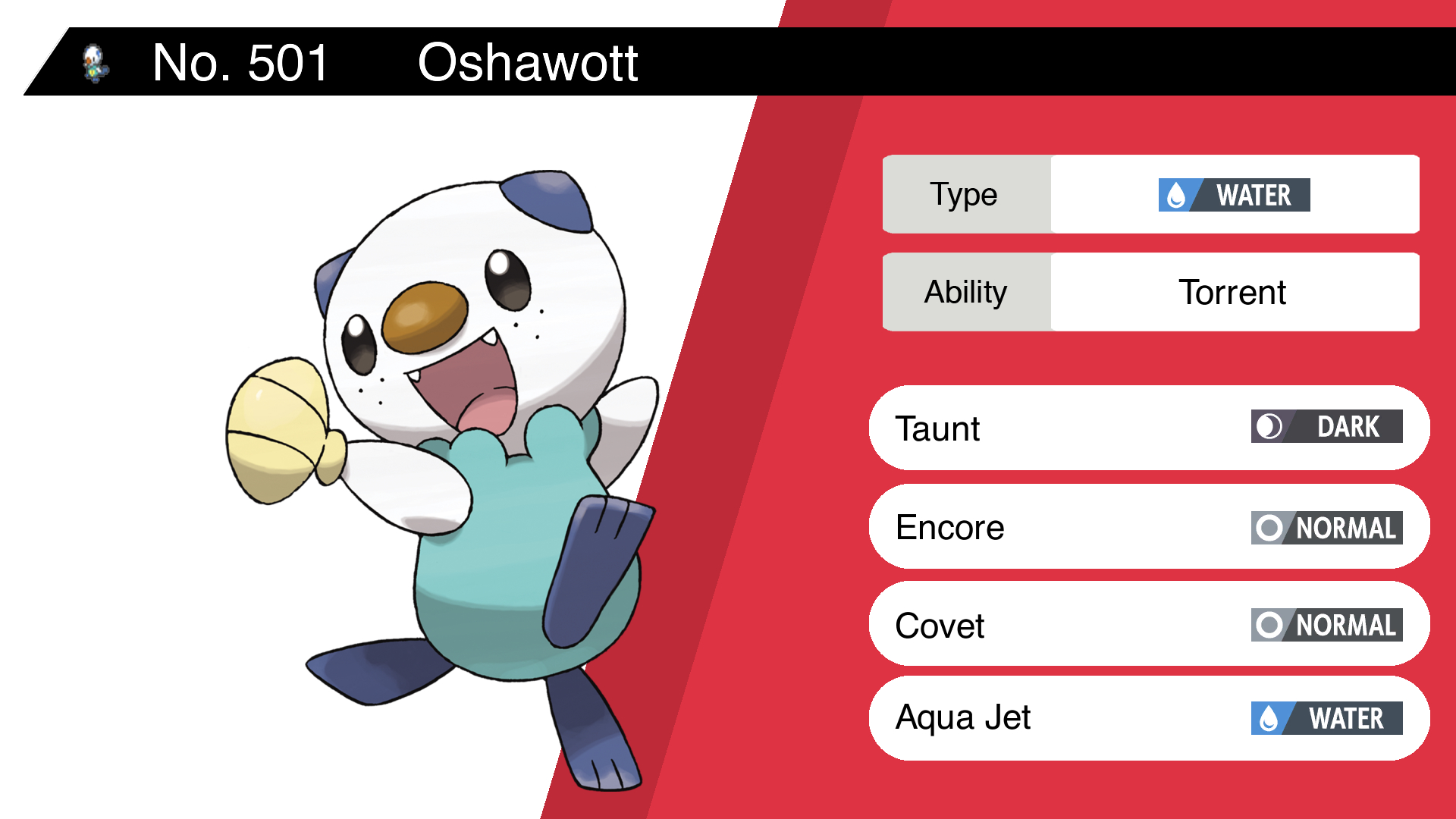 Oshawott Evolution Chart
