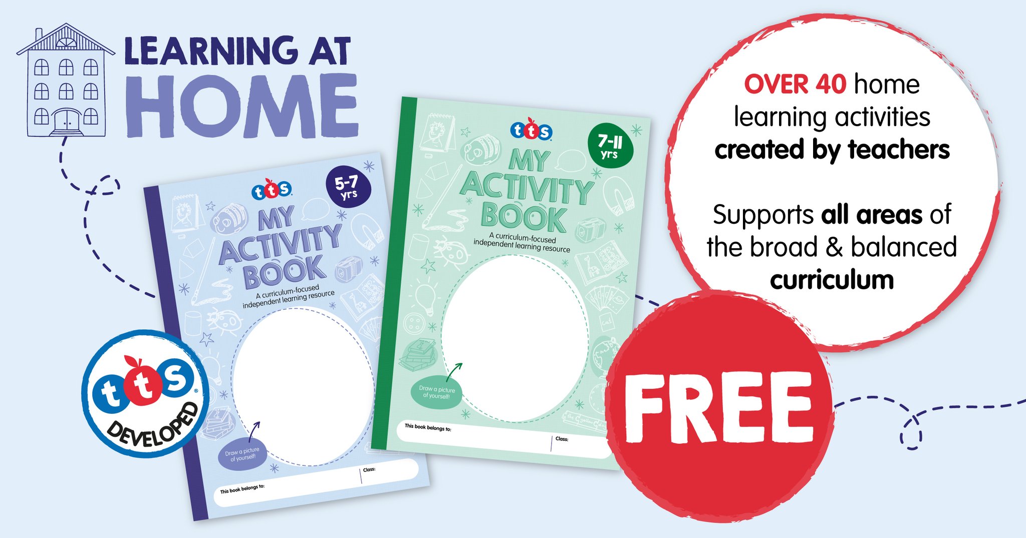 TTS on Twitter: "🤩Hooray! Our FREE KS1 & KS2 'Learning at Home ...