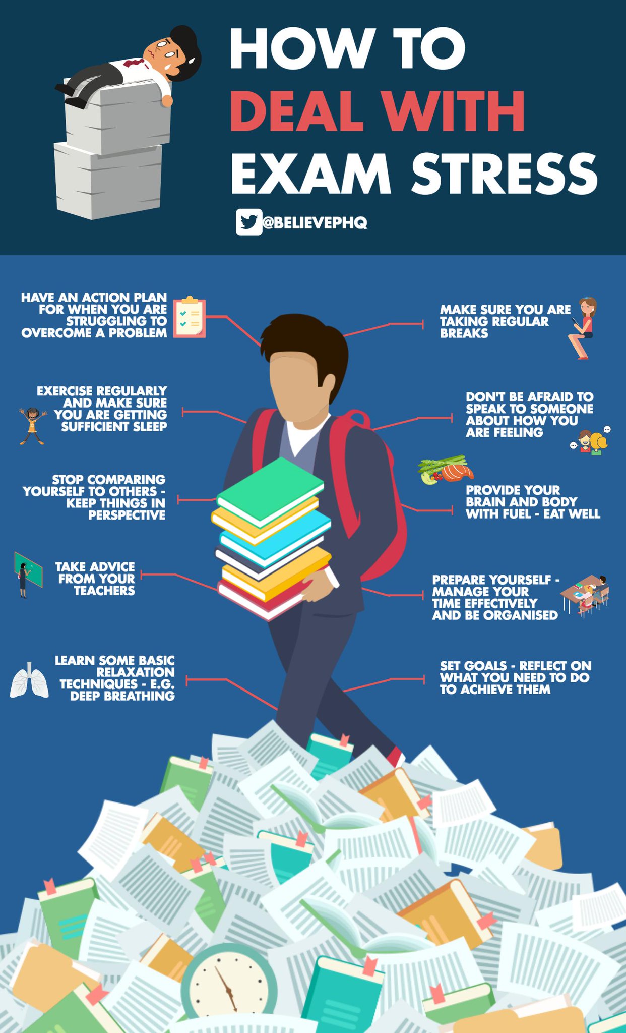 Believeperform On Twitter How To Deal With Exam Stress…
