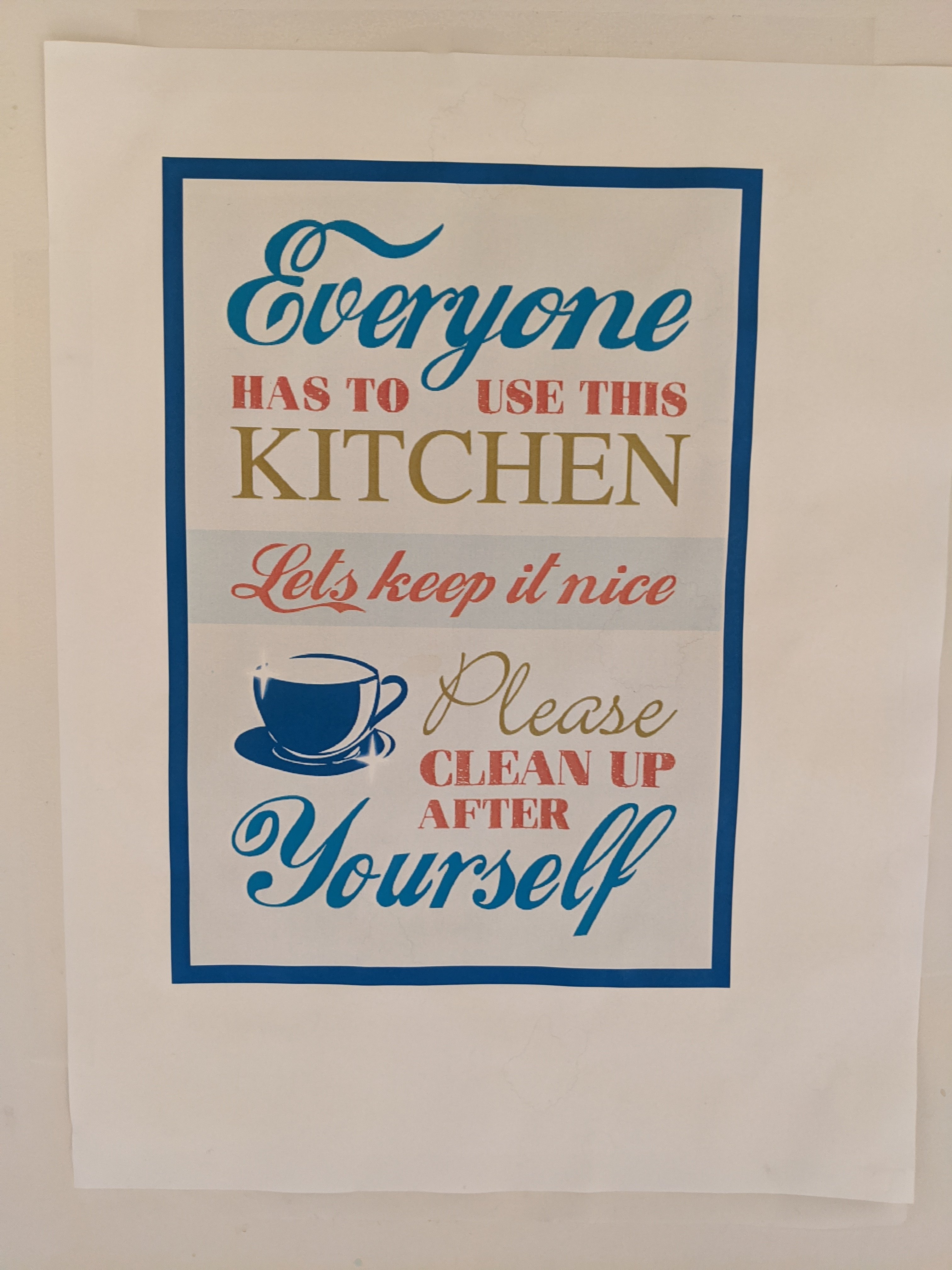 Clean Up After Yourself Poster Clean Up After Yourself Poster