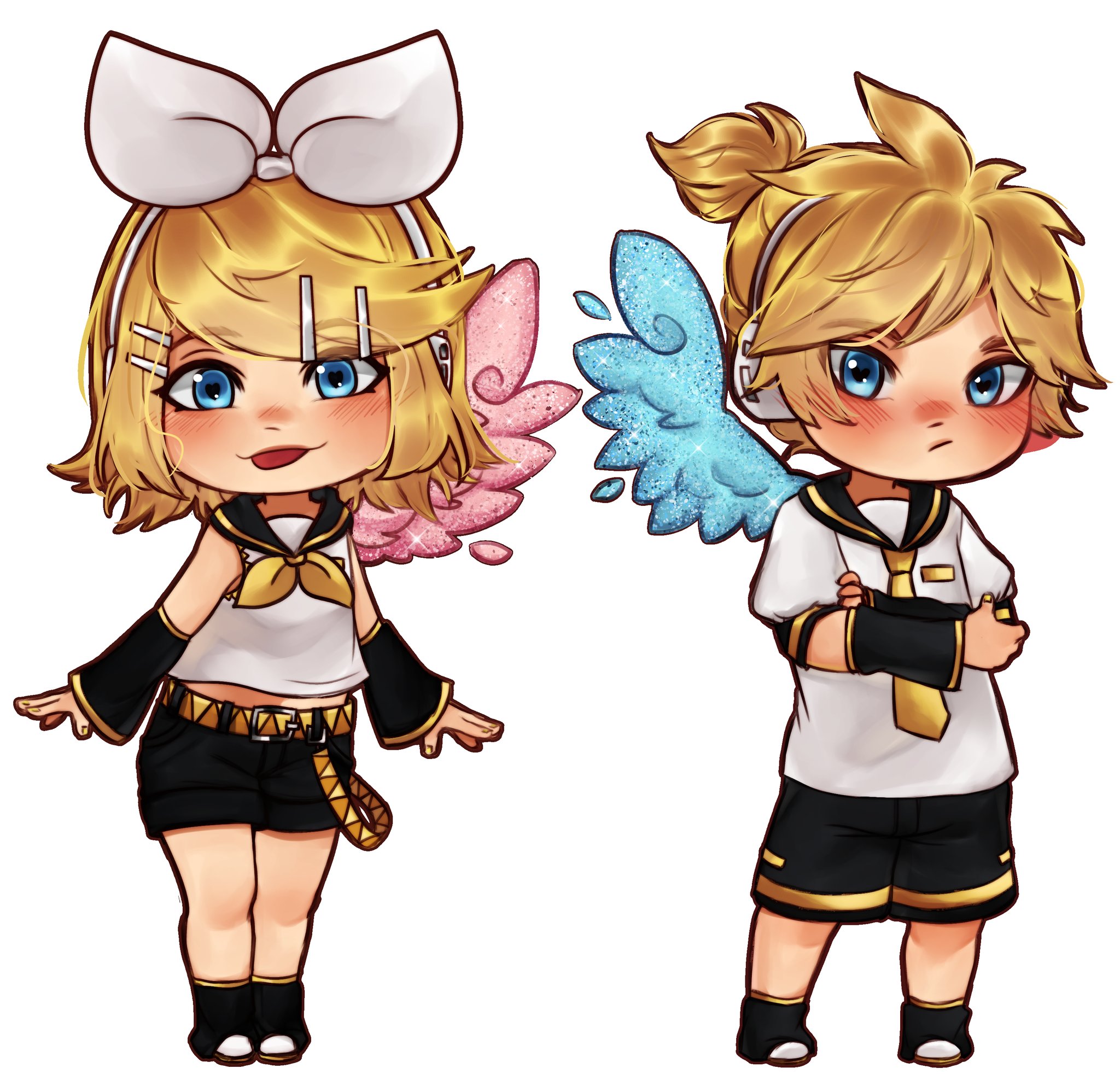 Rin And Len Electric Angel