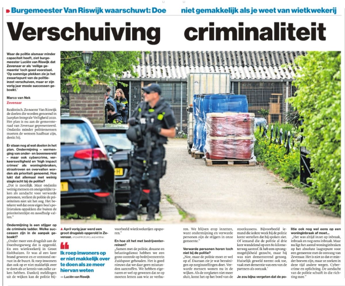 Melding politie Zevenaar inzake inbraak - Oozo.nl
