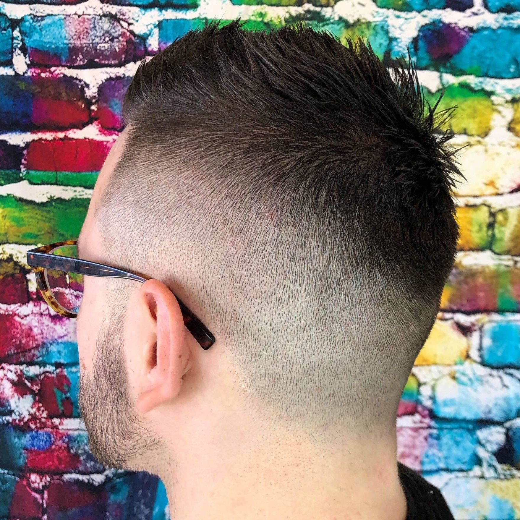 Faux Hawk Haircut Fade
