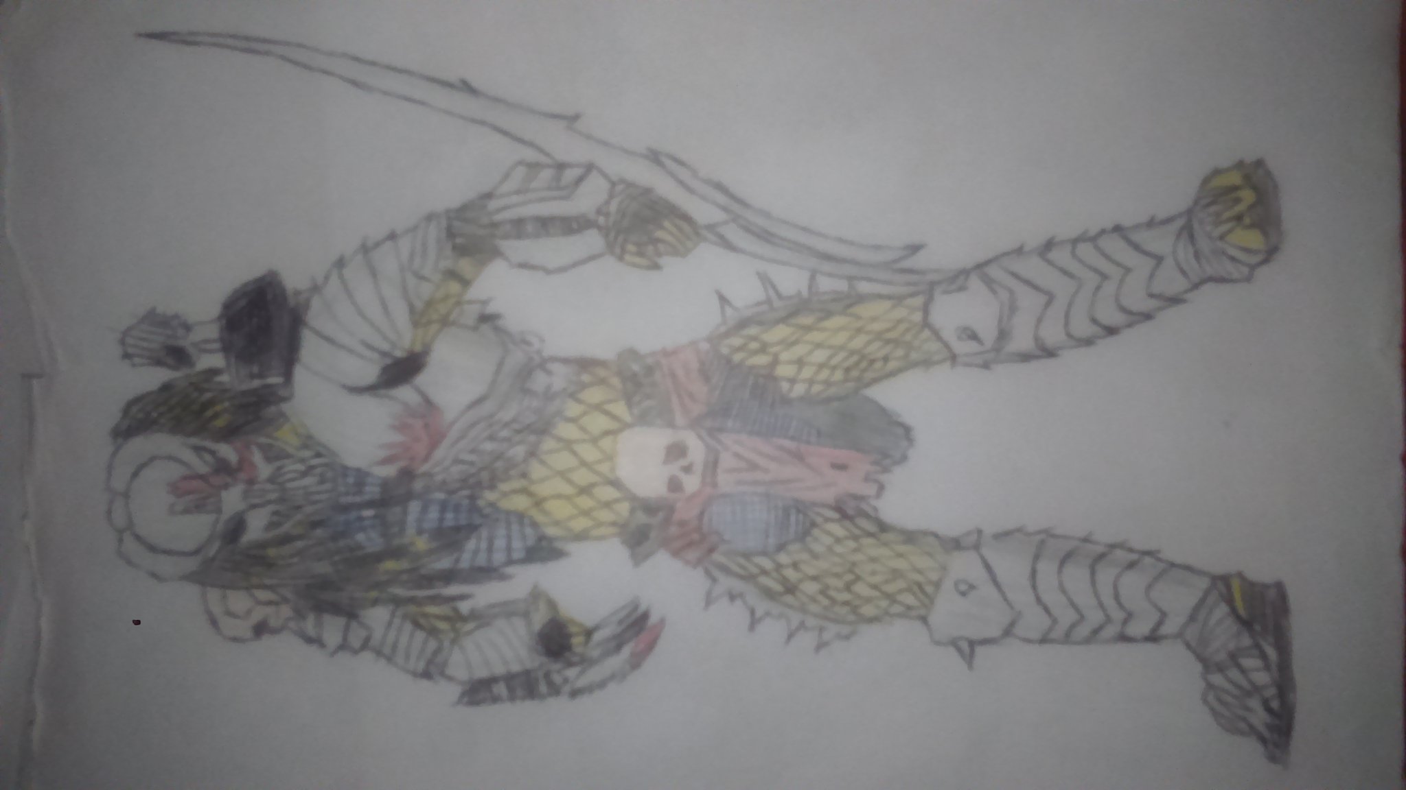 Scar Predator Drawings