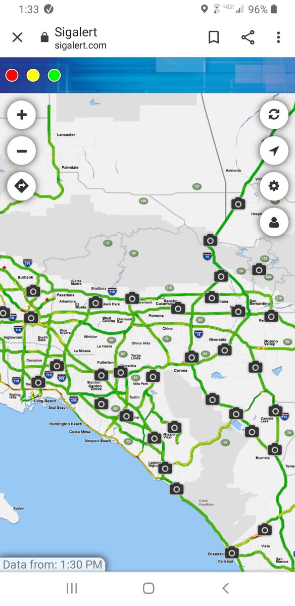 Los Angeles Live Traffic Map - Map