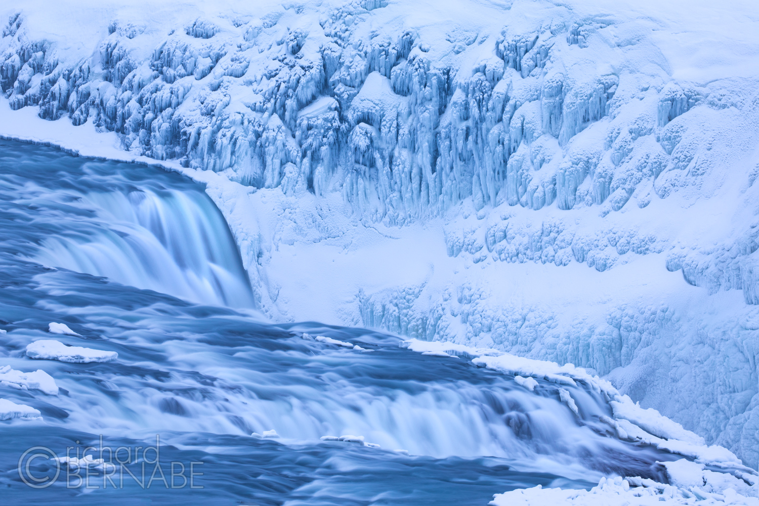 Gullfoss Frozen