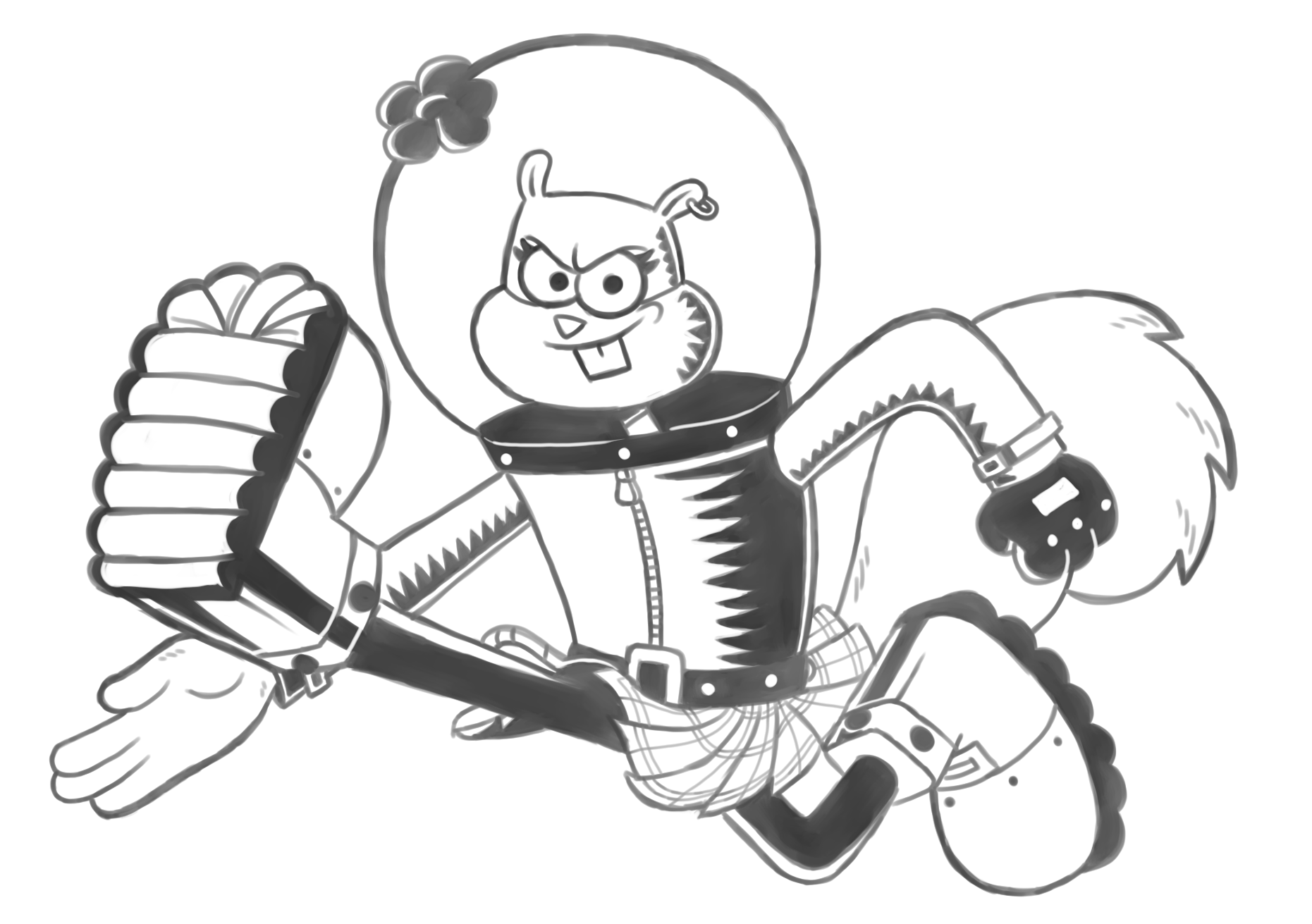 Sandy Cheeks Coloring Pages 9971