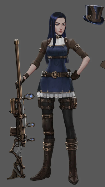 Caitlyn League Of Legends Splash Art