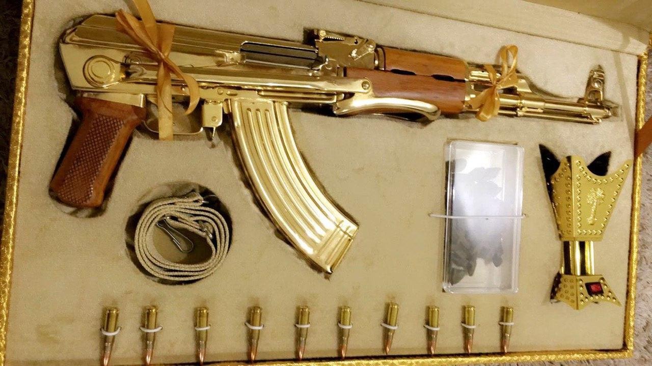 Guns Wallpaper Ak47 Gold