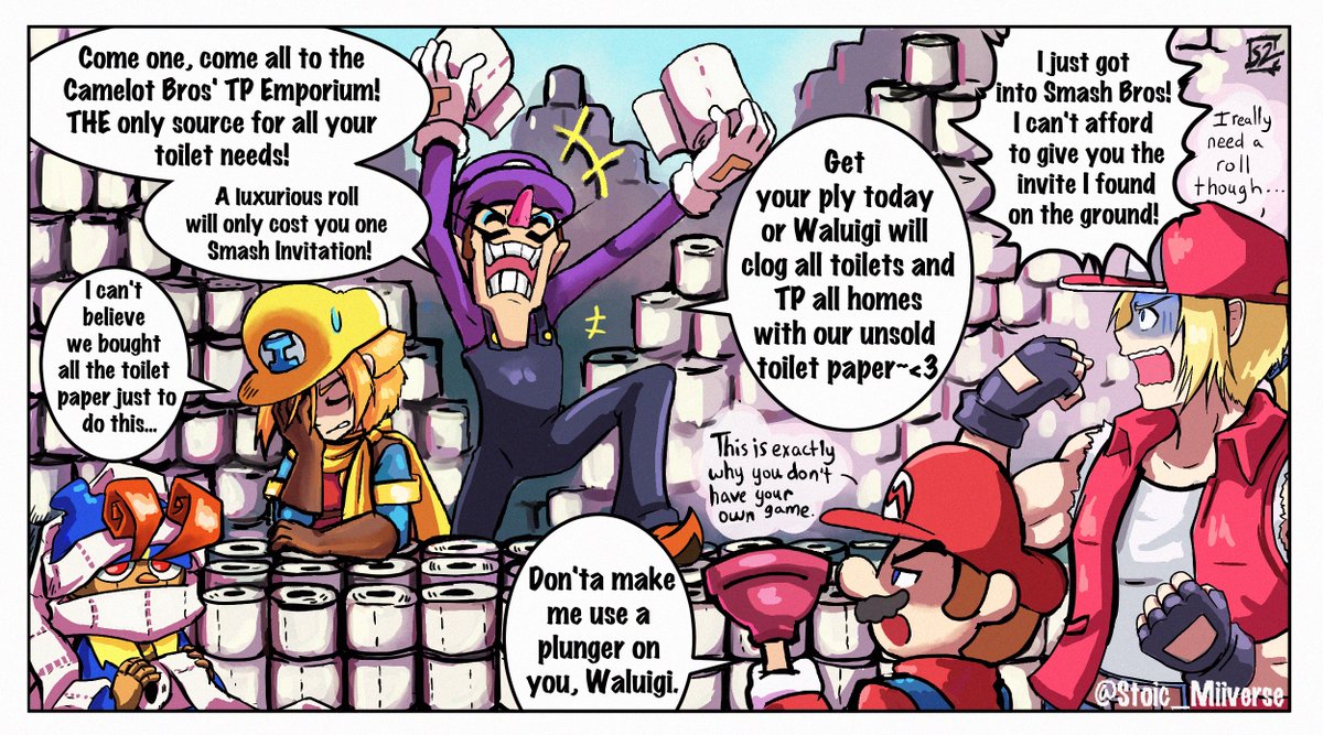 Opportunist~ Supercamelotbros Smashbros 」stoic Seraphimの漫画