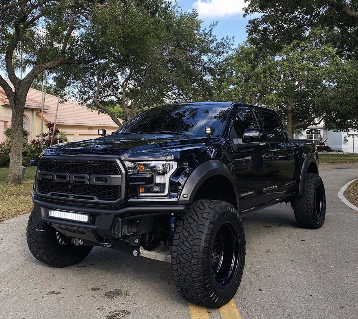 Ford Raptor 2022 Lifted Black