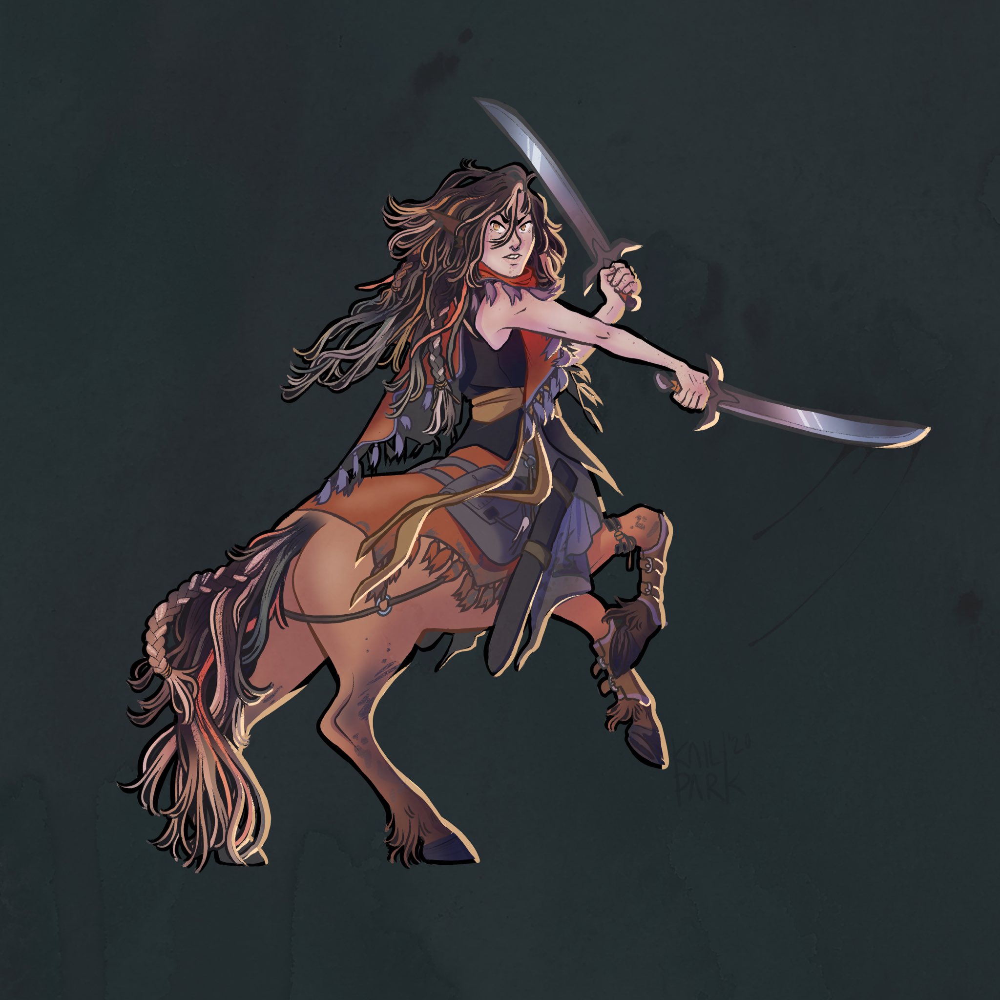 Female Centaur Warrior
