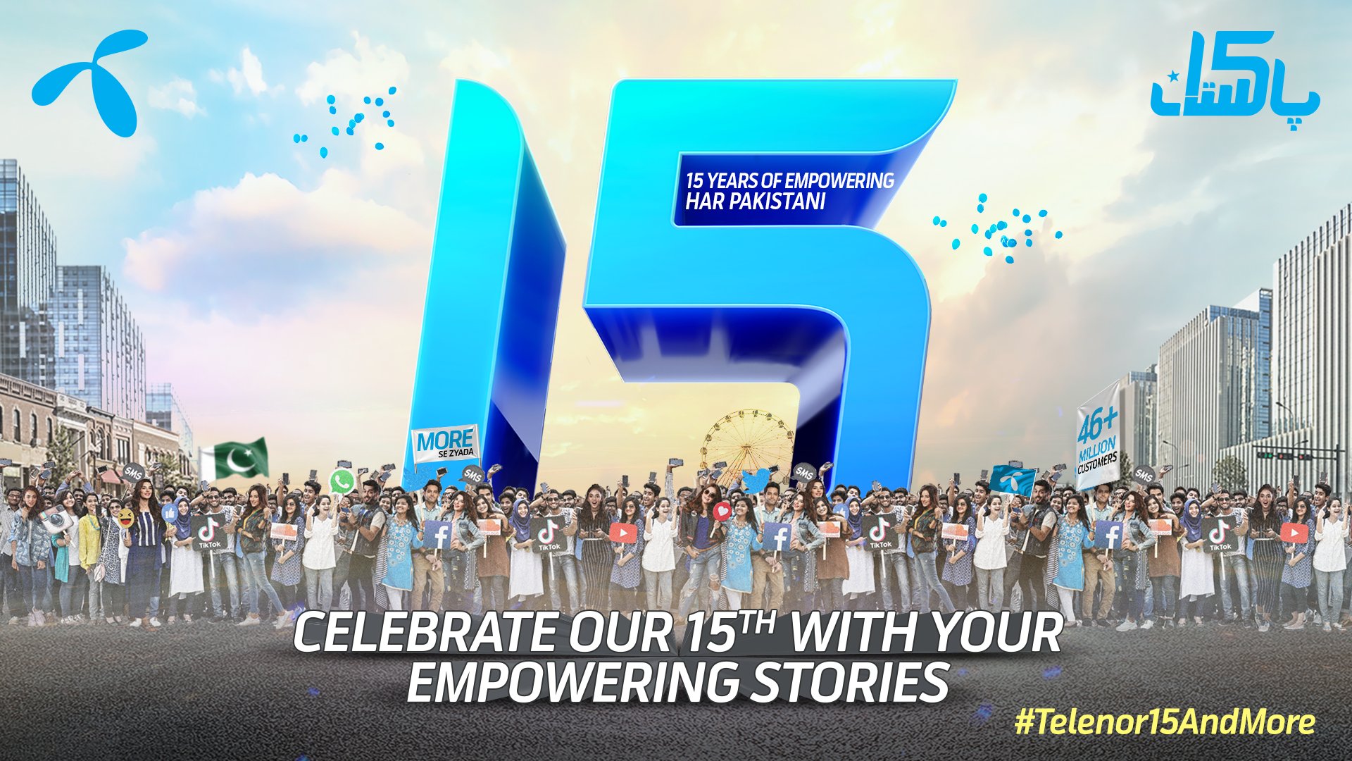 Telenor Blue Wallpaper