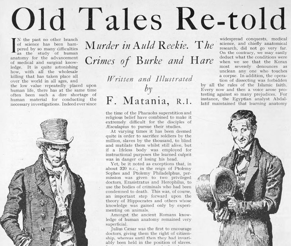 Robert Knox Burke And Hare