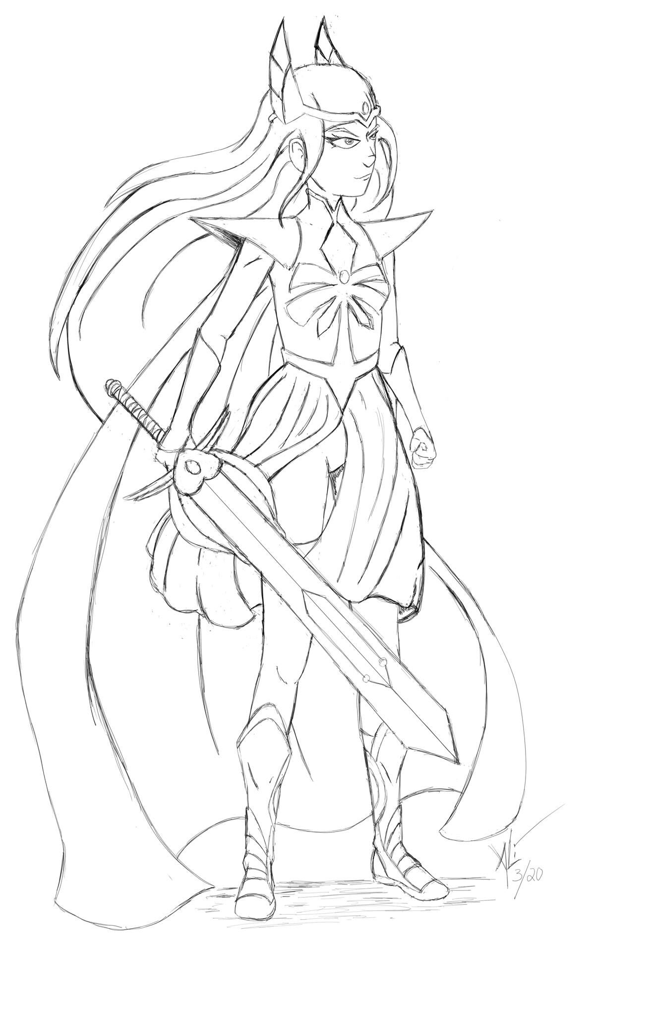 She Ra Coloring Pages