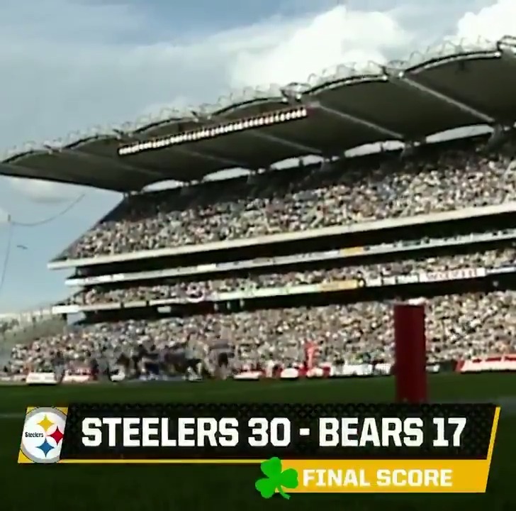 ? July 27, 1997 ? Croke Park ? Dublin, Ireland ? Steelers 30, Bears 17 ... ? July 27, 1997 ? Croke Park ? Dublin, Ireland ? Steelers 30, Bears 17 ...