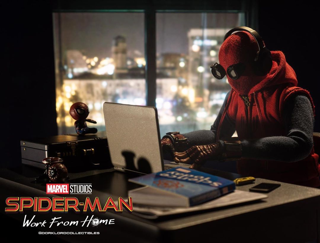 Peter Parker stars in SpiderMan: Work From Home. Director Jon Watts ...