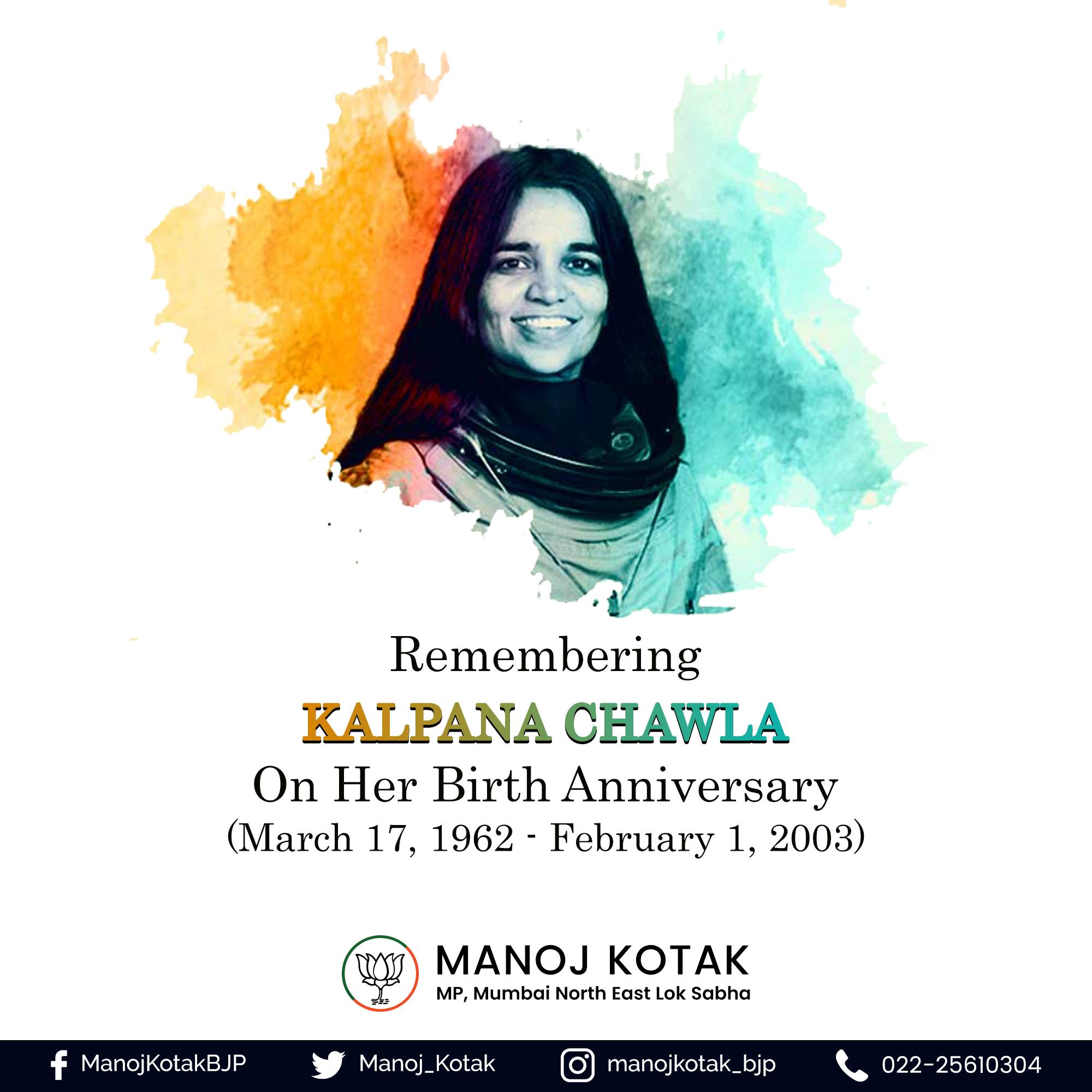 Remembering Kalpana Chawla On Her 55th Birth Anniversary Remembering