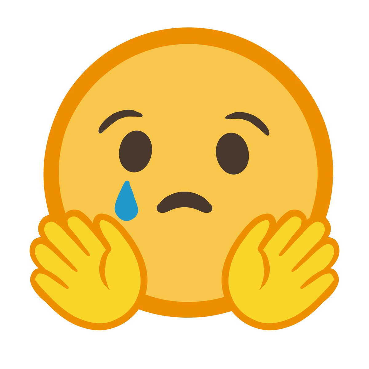 Sad Hug Emoticon