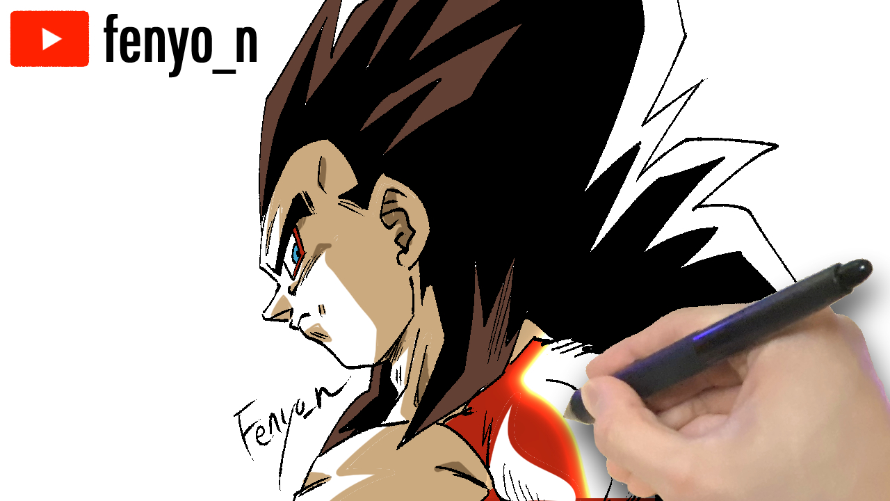 Ssj4 Vegeta Drawing