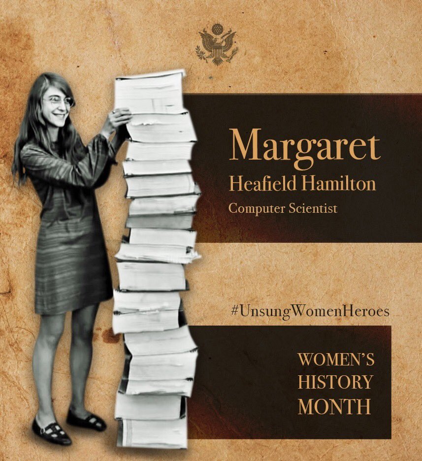 Margaret H. Hamilton – an American computer scientist/systems engineer ...