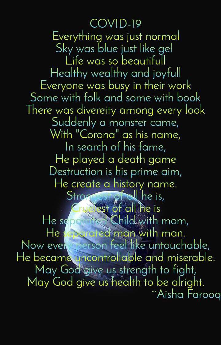 EpicUmar on Twitter: "#COVID19 #poetry #viral #retweet…