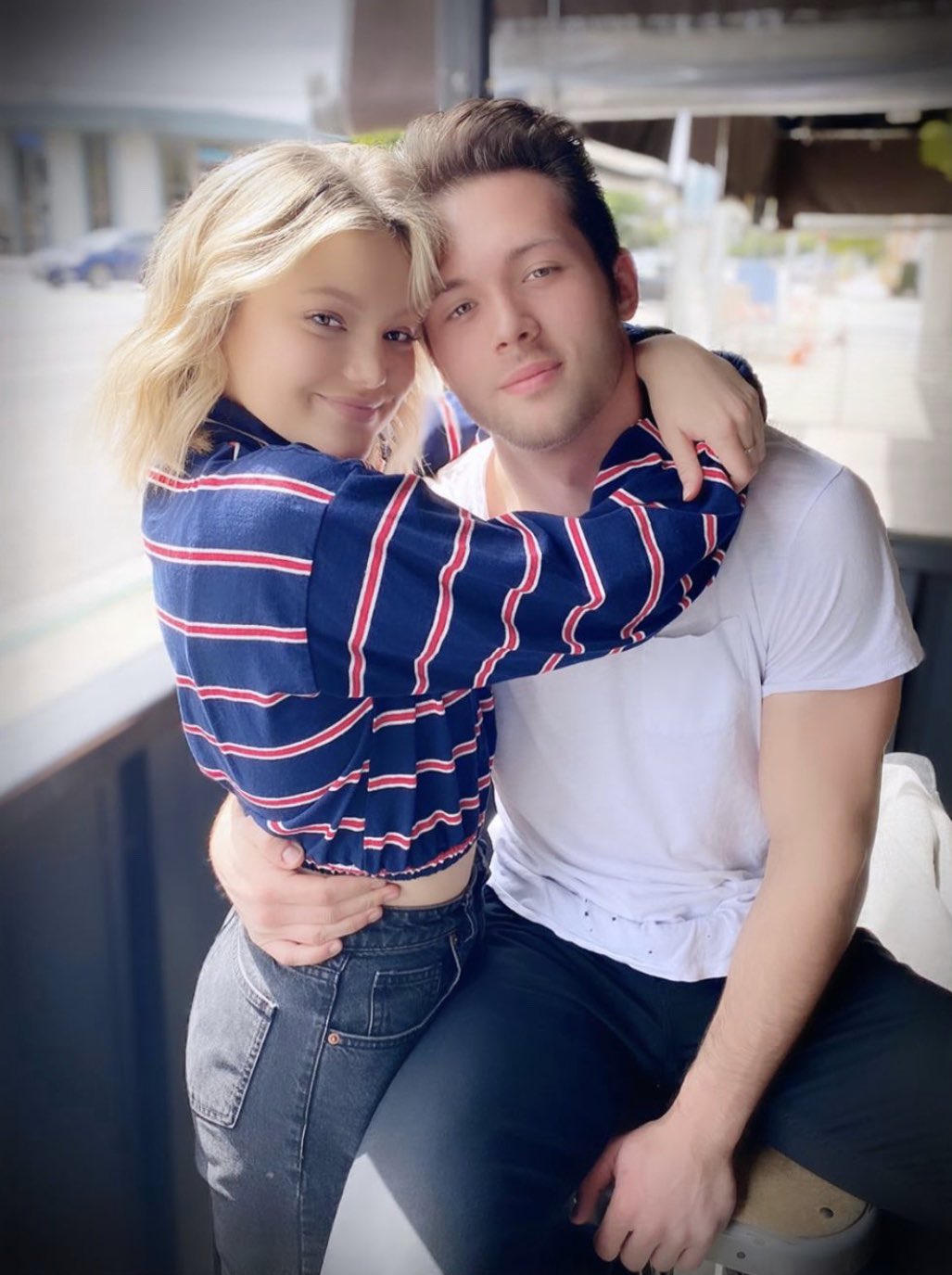 Olivia Holt And Leo Howard Holding Hands