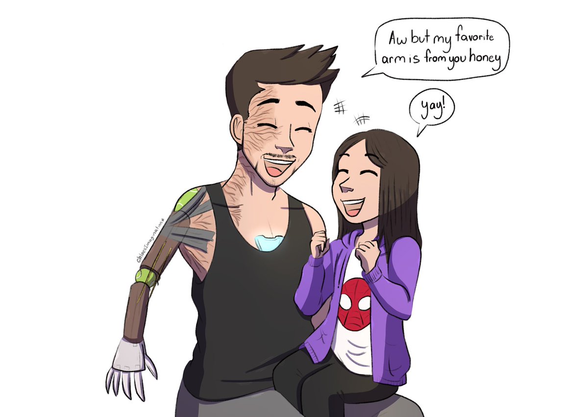 Everyone gave Tony a hand 」ChloesImagination💫の漫画