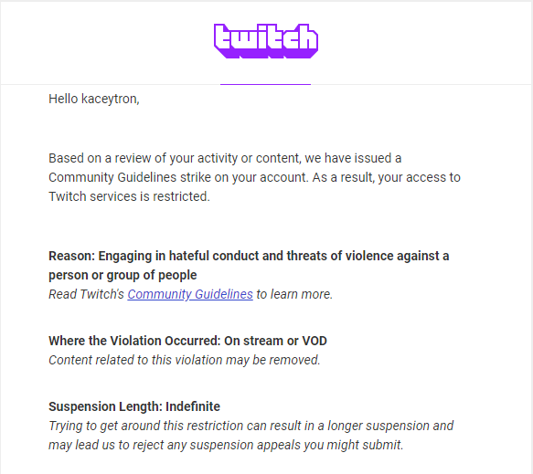 Kaceytron Standing Up