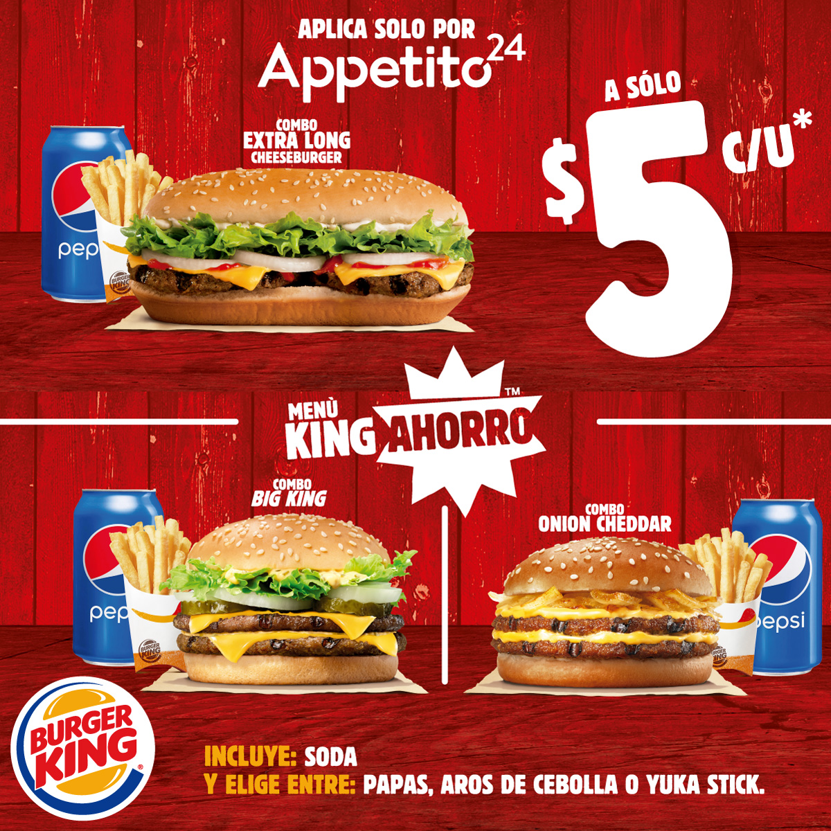 Asesor Guión Dejar abajo combos de burger king panama empresario ...