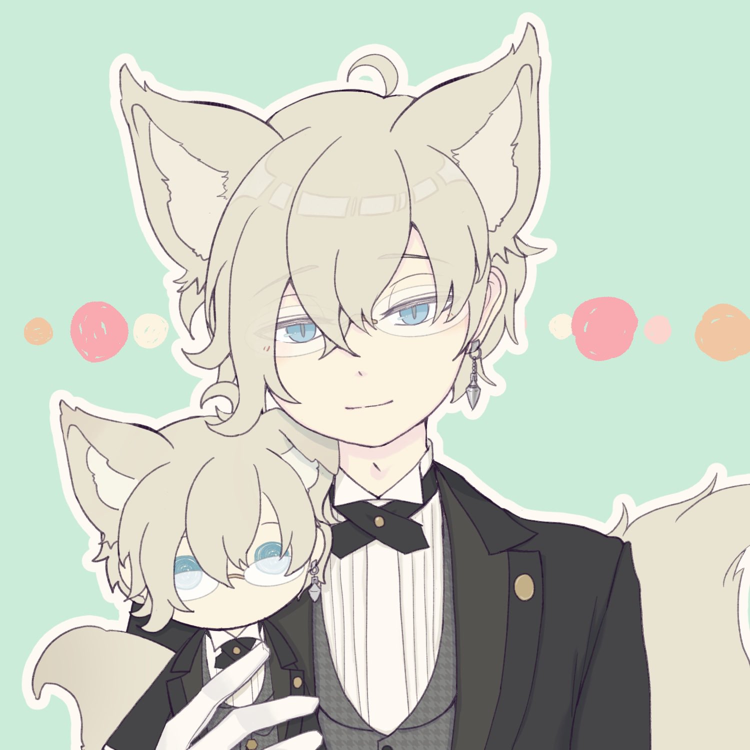 スミレ on Twitter: "紳士くんとぬい紳士くん🦊 #MakeSお絵描き https://t.co/1V8RG9W99d…