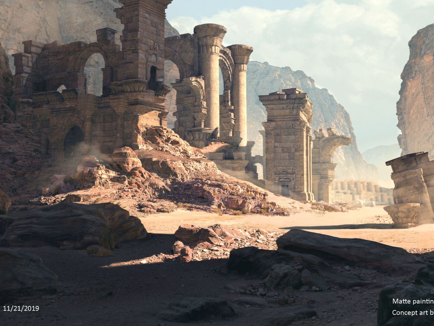 Ancient Ruins Desert