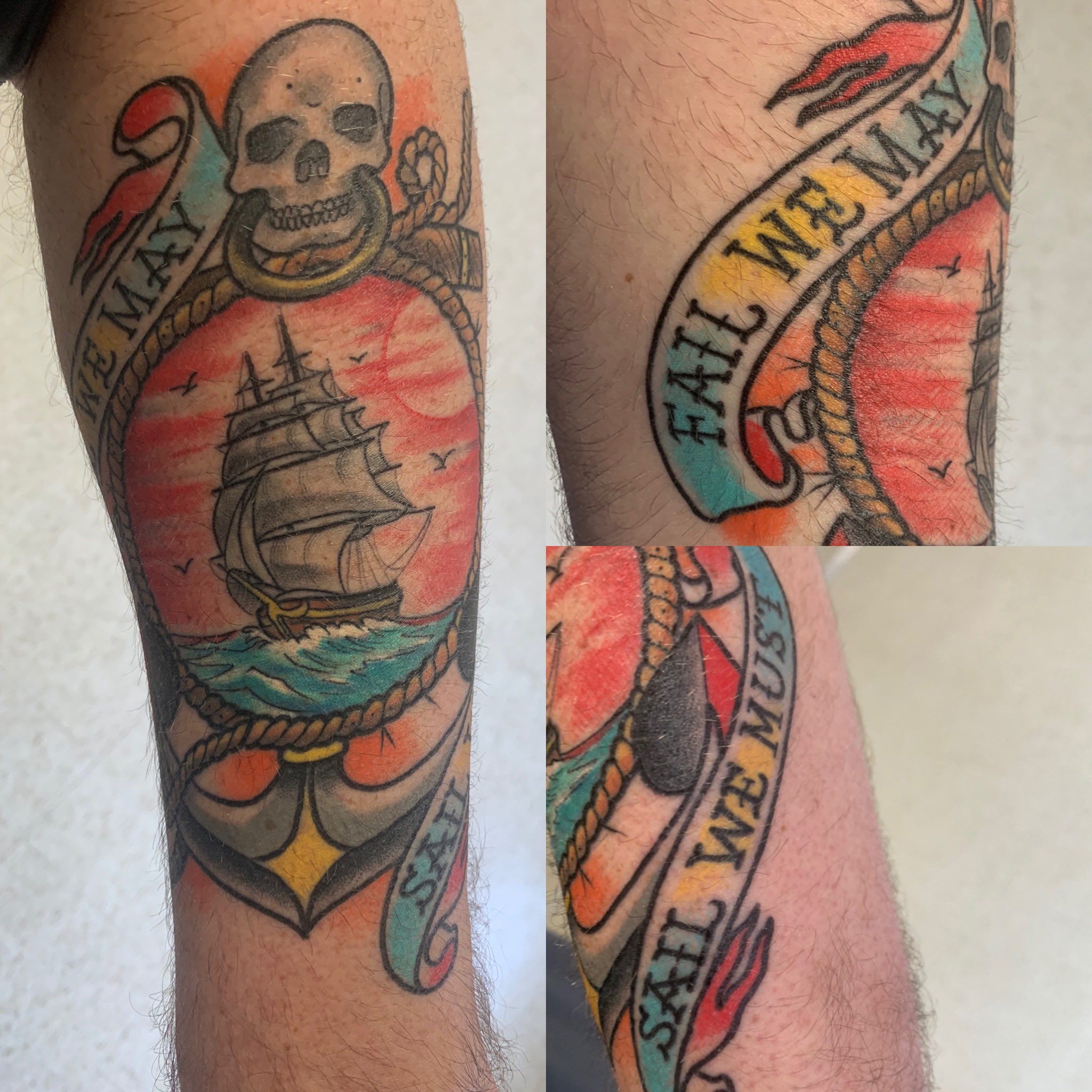 Goonies Ship Tattoo