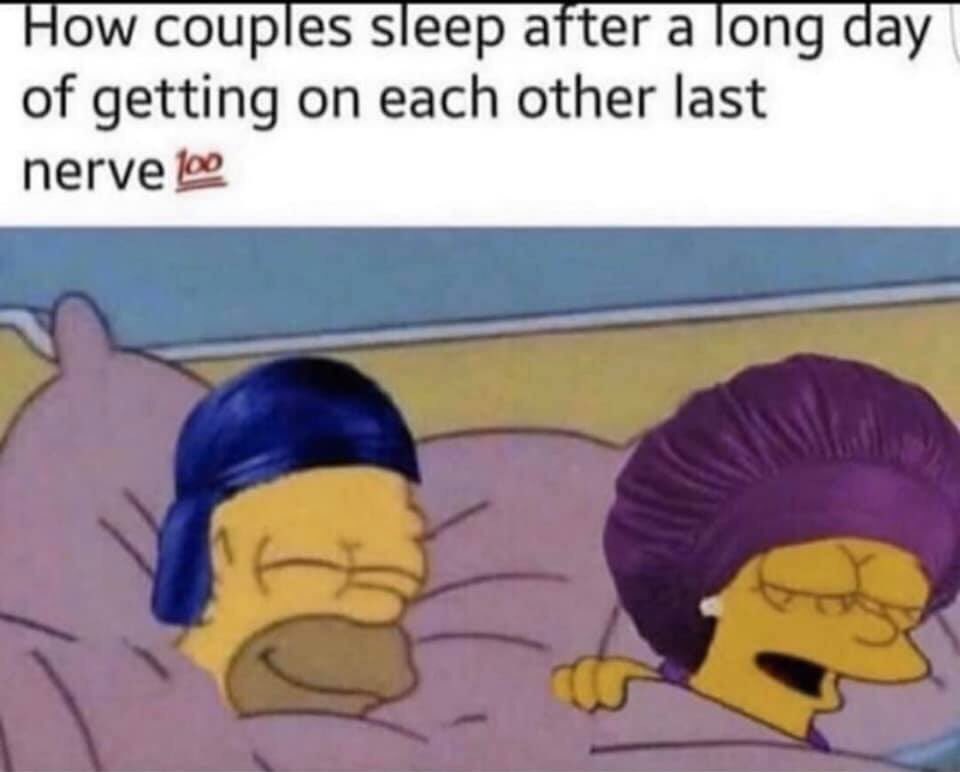 Couples Sleeping Meme