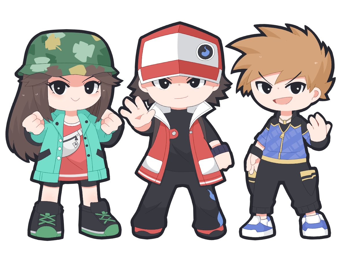 「Sygna Suit Kanto Trio! 」|Oscar 🦝🍅(Commission Open)のイラスト