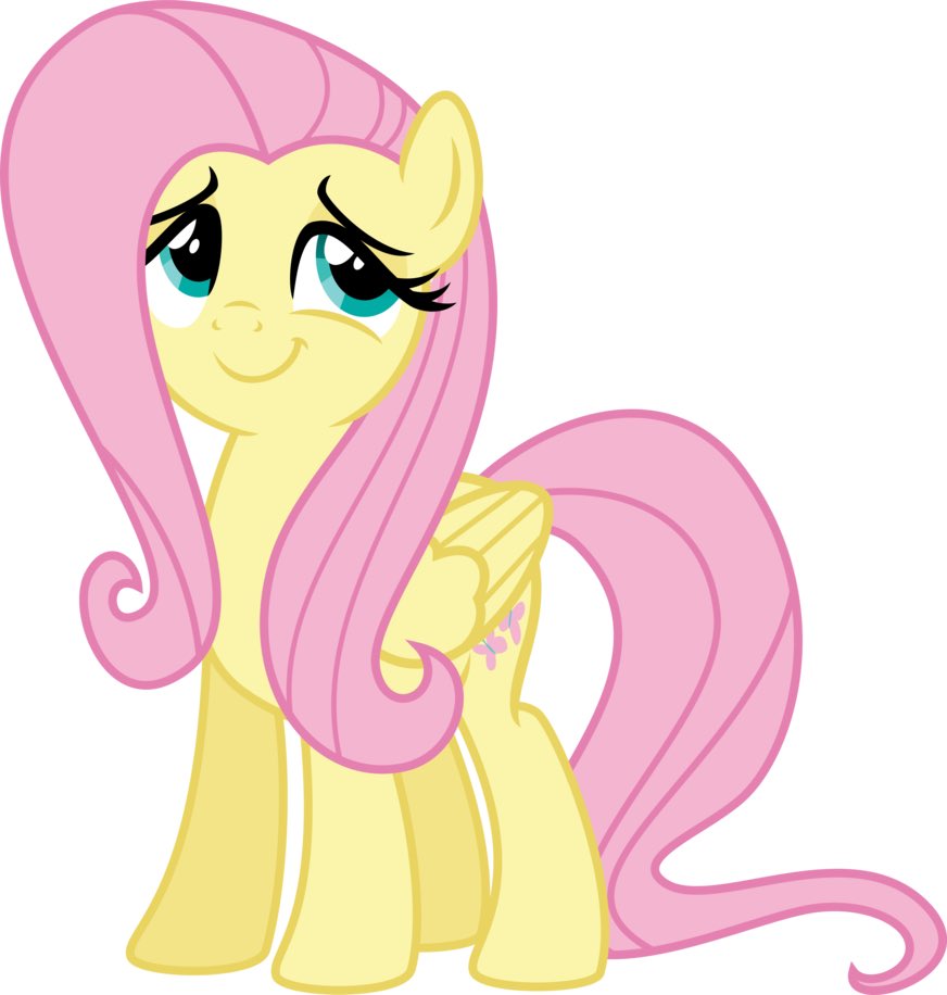 Fluttershy Face Vector