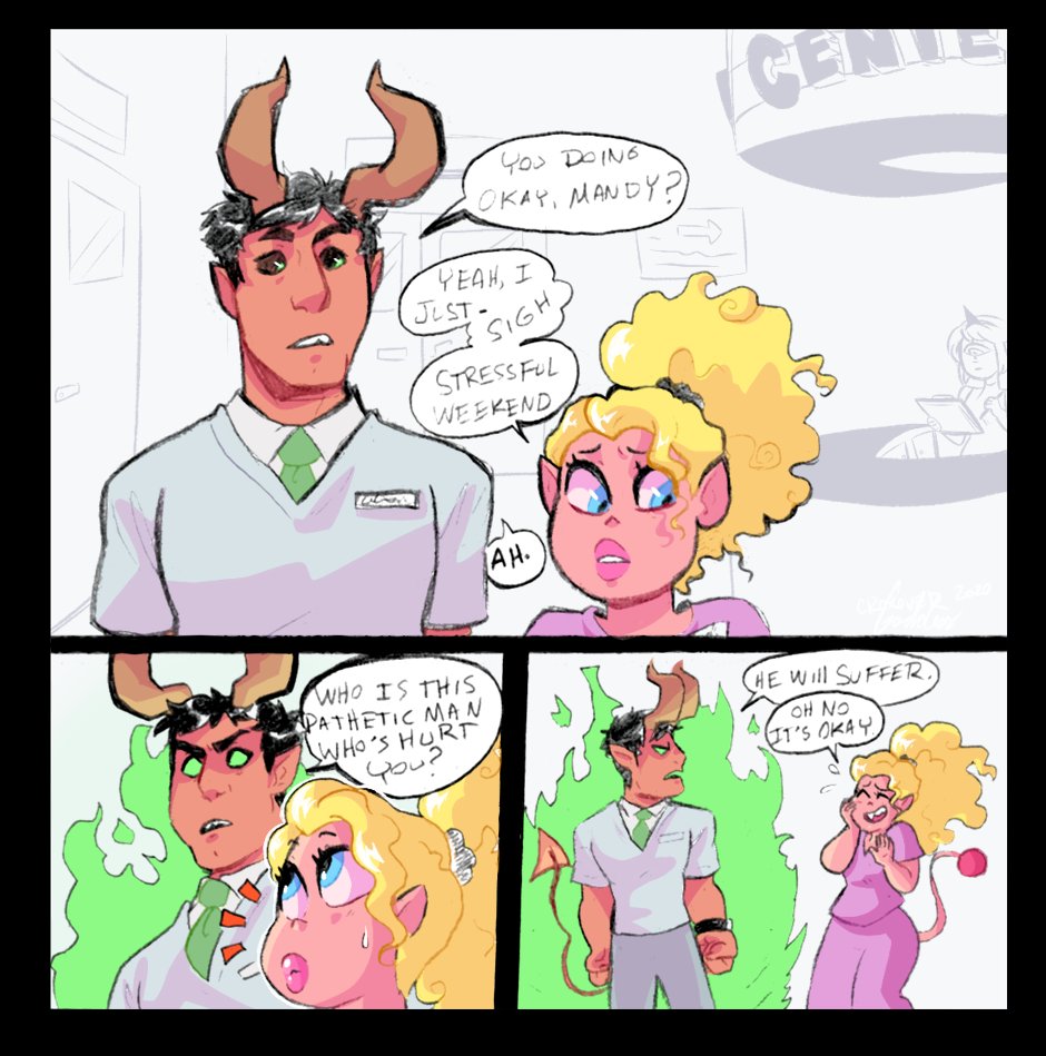 「The Strong must Protect the Precious Read Middleverse Fille」🐝Roxanne🐝の漫画