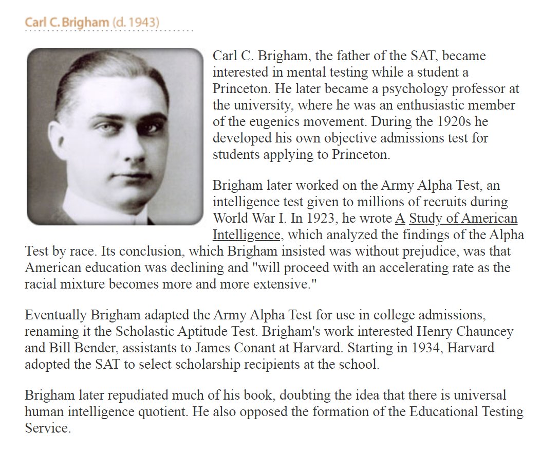 Carl Brigham's Instagram, Twitter & Facebook on IDCrawl