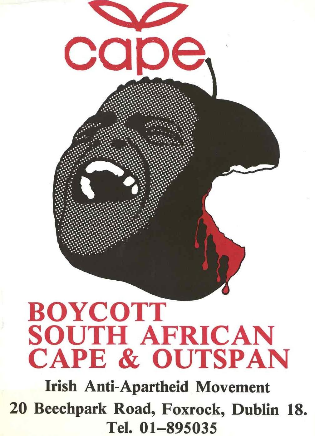 Apartheid Protest Poster