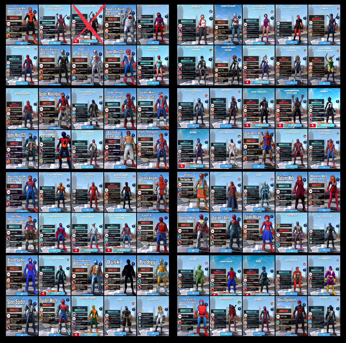 Spider Man Unlimited Game Suits