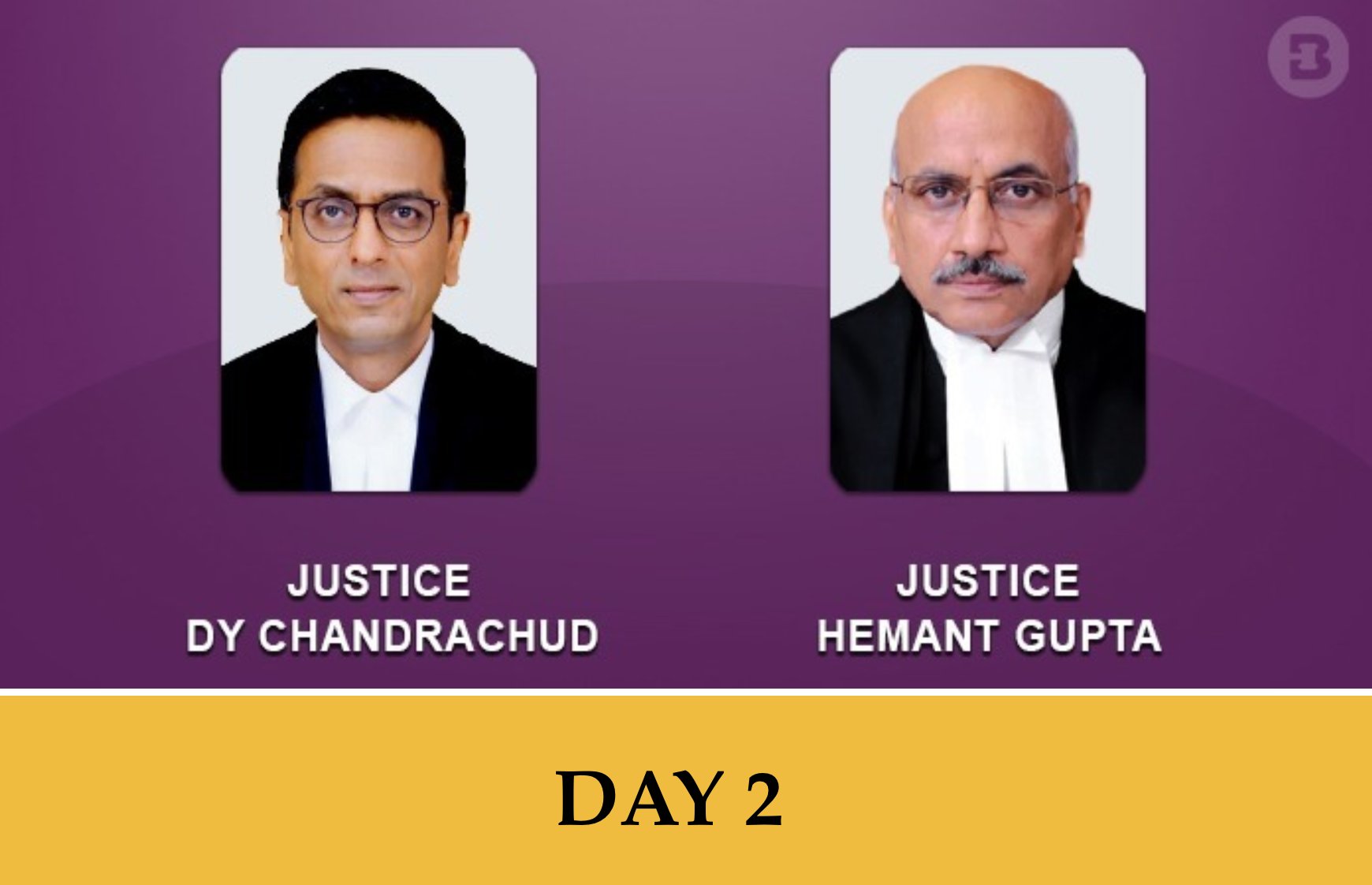 Bar And Bench On Twitter Supreme Court Bench Assembles For Day 2 Of The